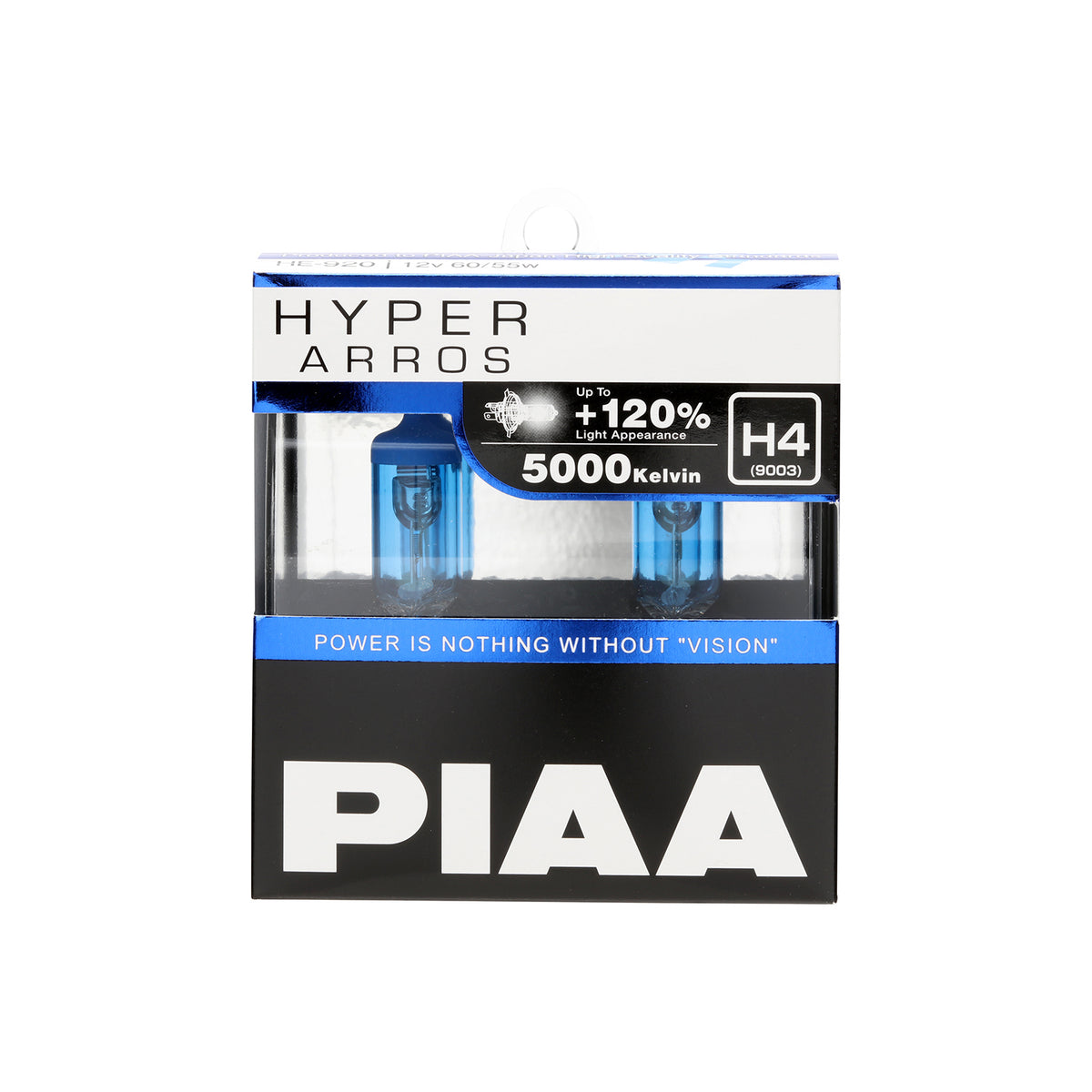 PIAA Hyper Arros H4 12v 55w (Twin pack) 5000k