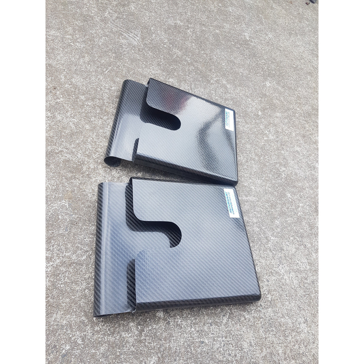 Carbon Fiber roll cage mounted map pocket